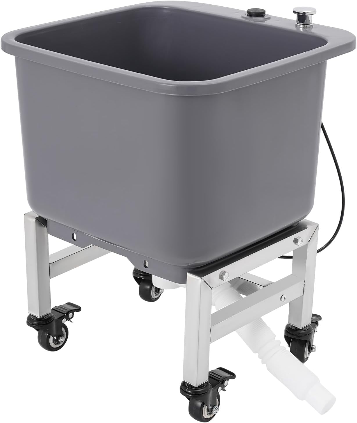 Freestanding Floor Commercial Mop Sink, Large Capacity Plastic Mop ...