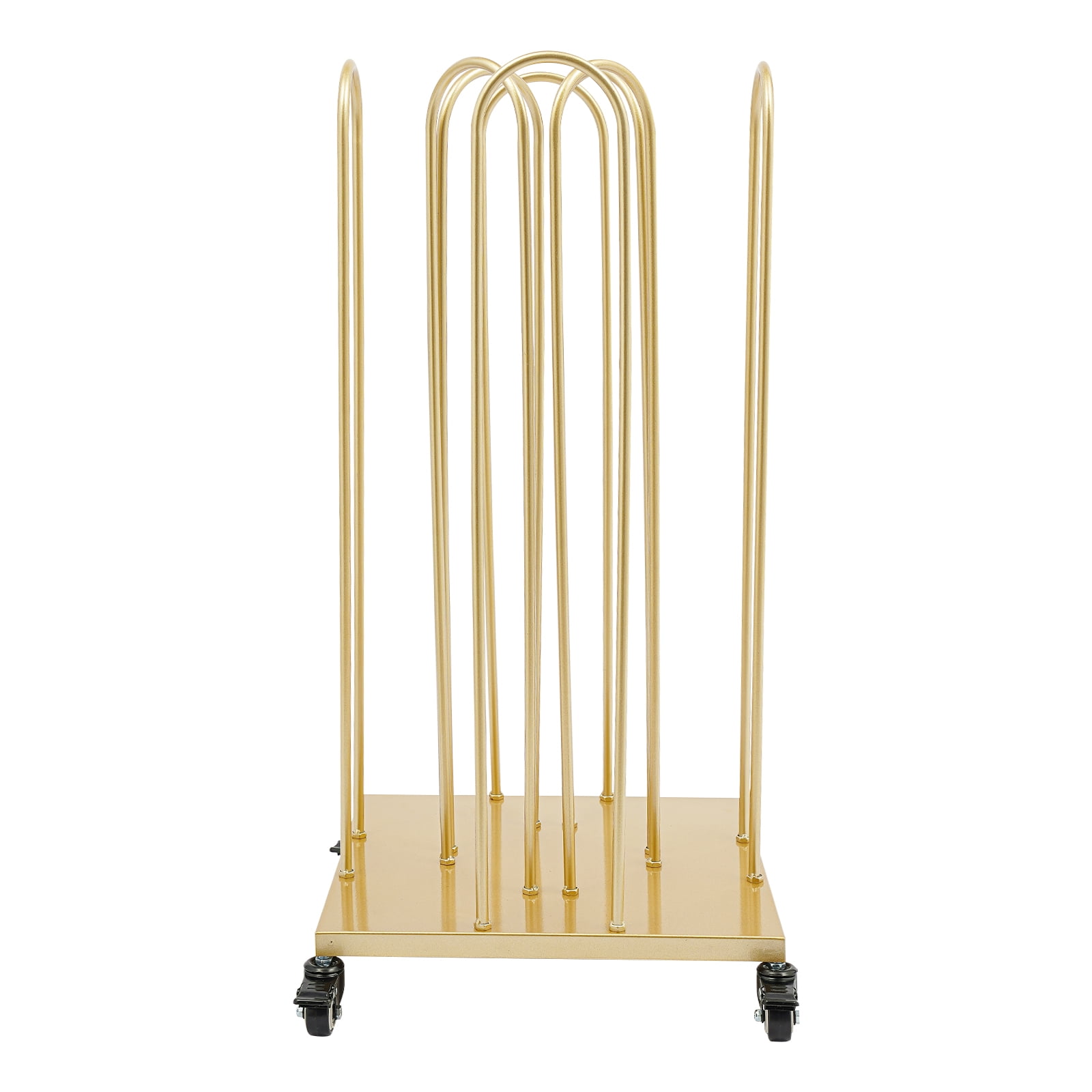 Freestanding Hanger Organizer Storage Rack, Hanger Rack with Wheels 15. ...