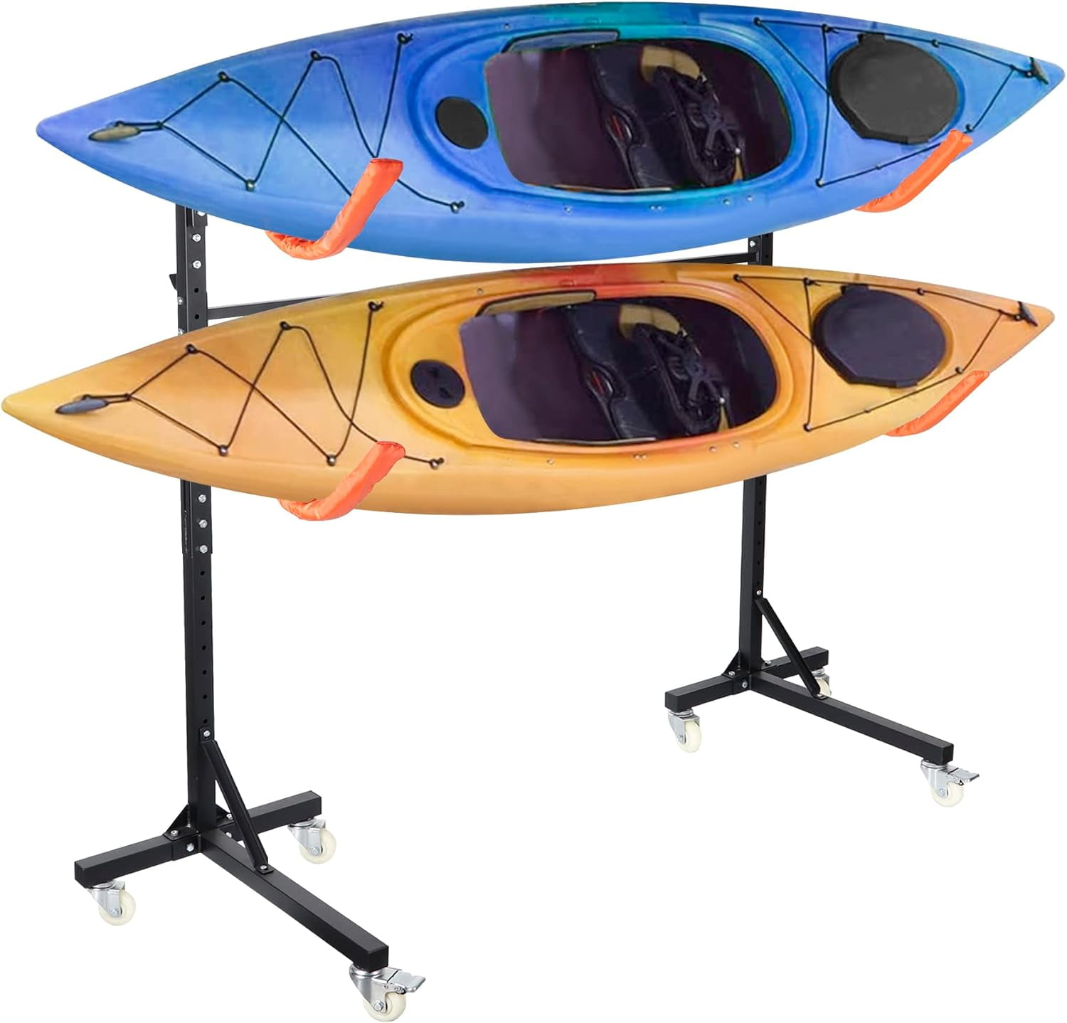 Freestanding Kayak Storage Rack 2 Kayaks/4 Kayaks, Kayak Racks for ...