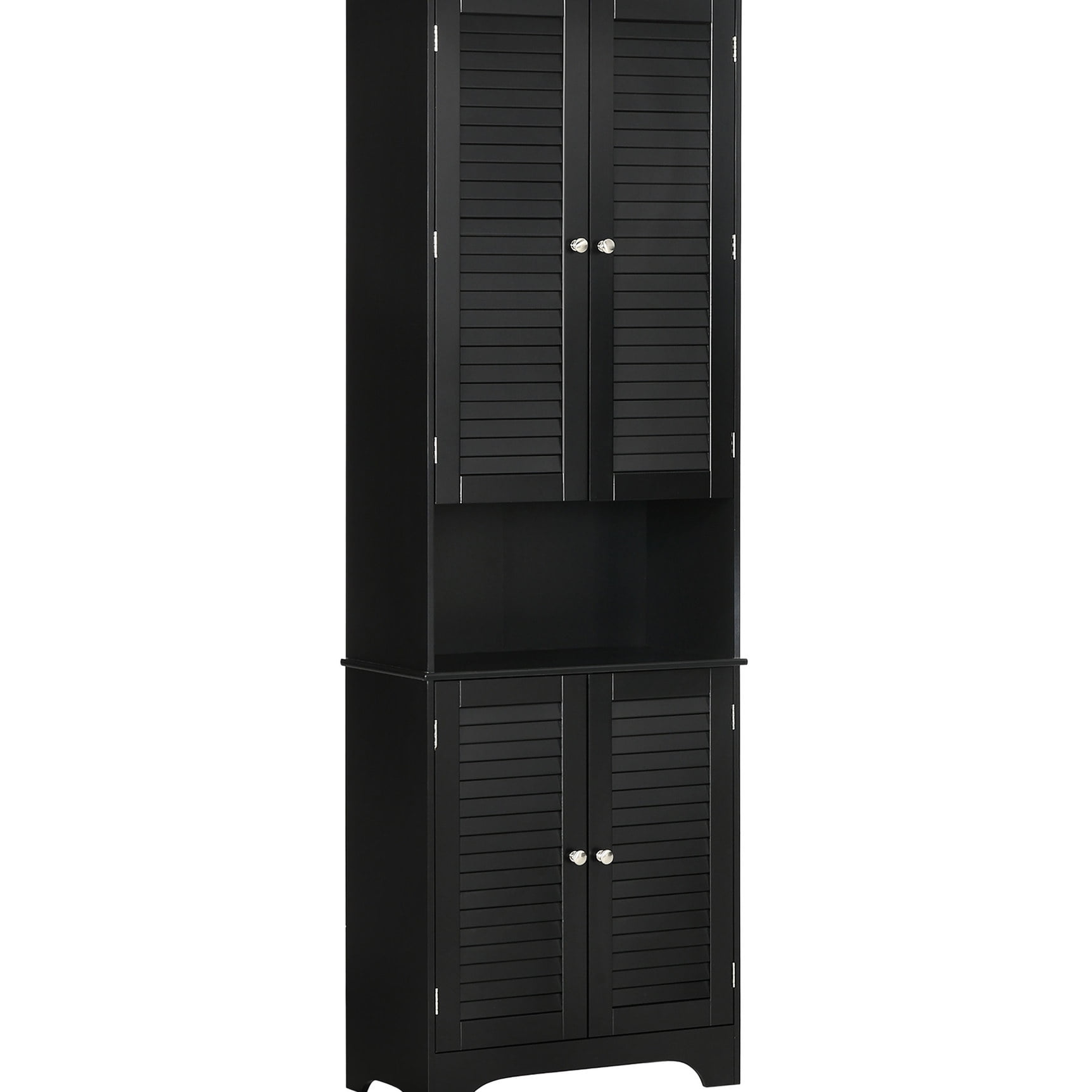 Freestanding Linen Cabinet/In Entryway or Office/Extra Stability with ...