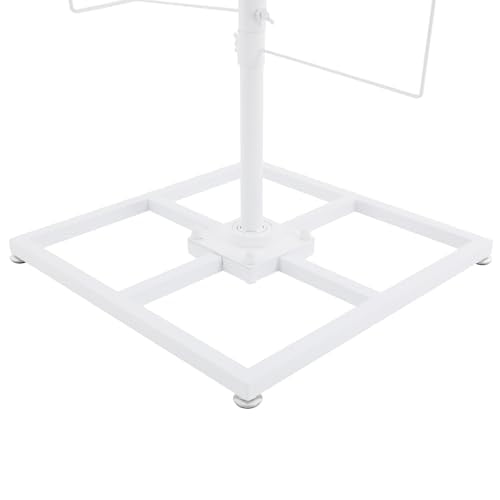 Freestanding Metal Hat Organizer Rack with 20 Hat Holders, Rotating Hat ...