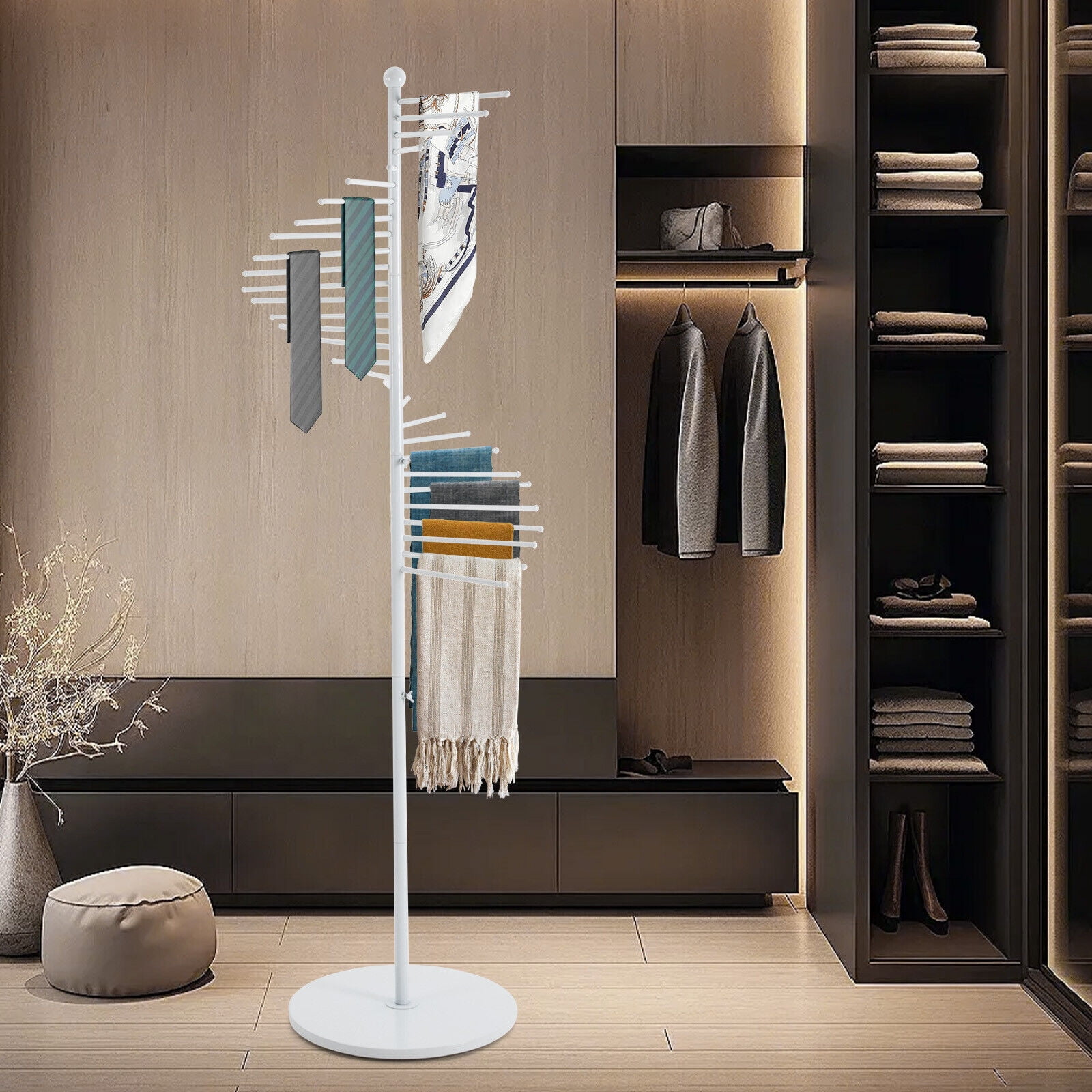 Freestanding Metal Scarf Display Rack, Spiral Display Rack 1.7m Hijab ...