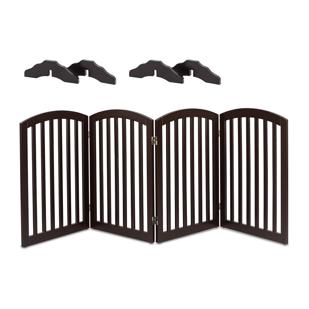 Freestanding Pet Gate, Wide Dog Gates, 4 Panel Dog Gate, Dog Fence ...