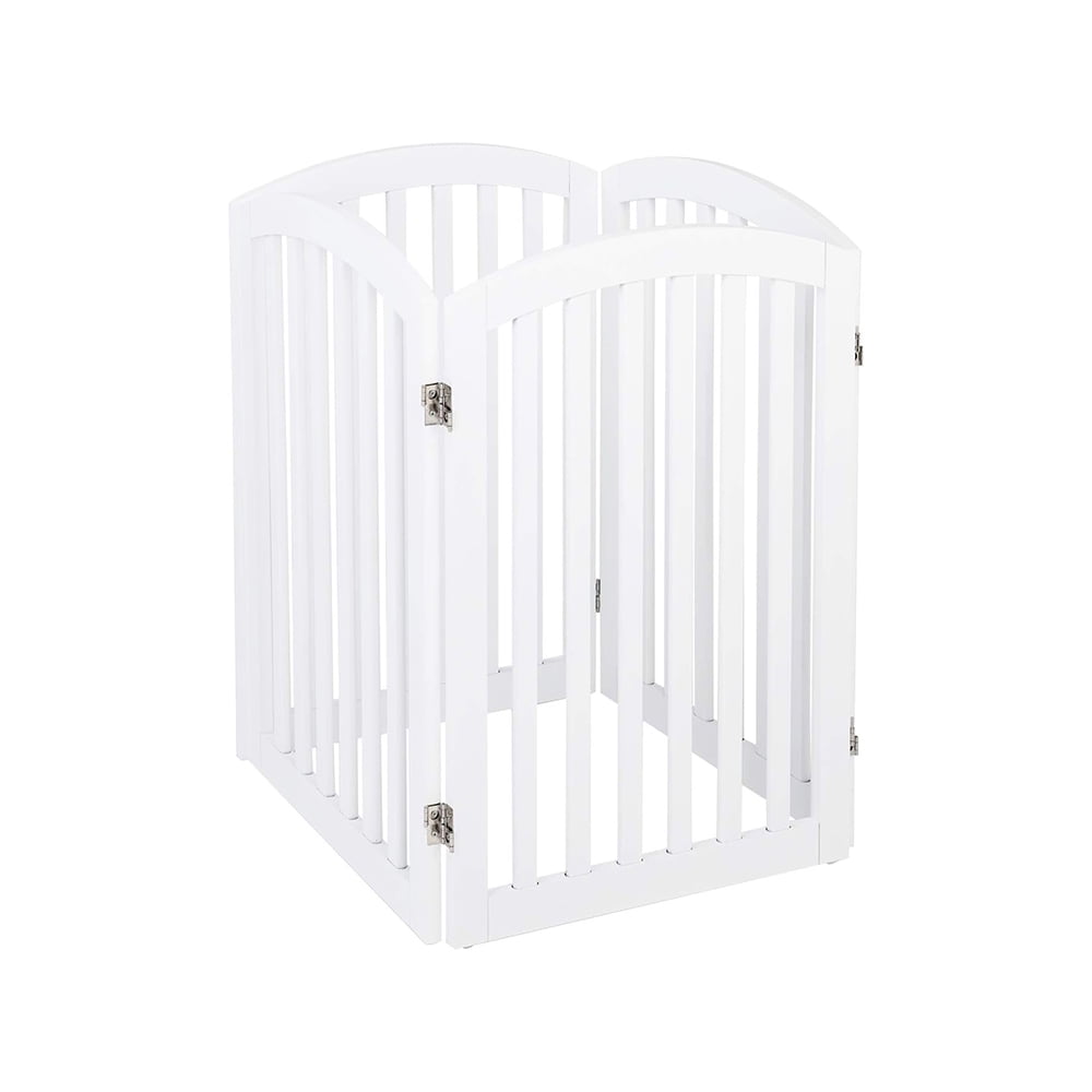 Freestanding Pet Gate, Wide Dog Gates, 4 Panel Dog Gate, Dog Fence ...