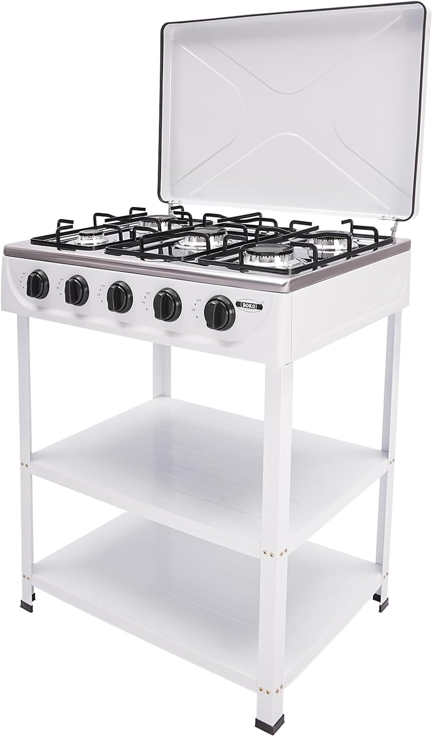 Freestanding Rectangular Propane Gas Stove with Manual Ignition ...