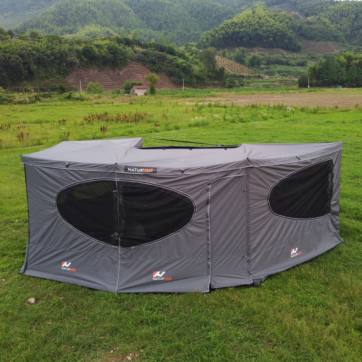 Freestanding Retractable Folding Outdoor Camping 270 Degree Awning plus ...