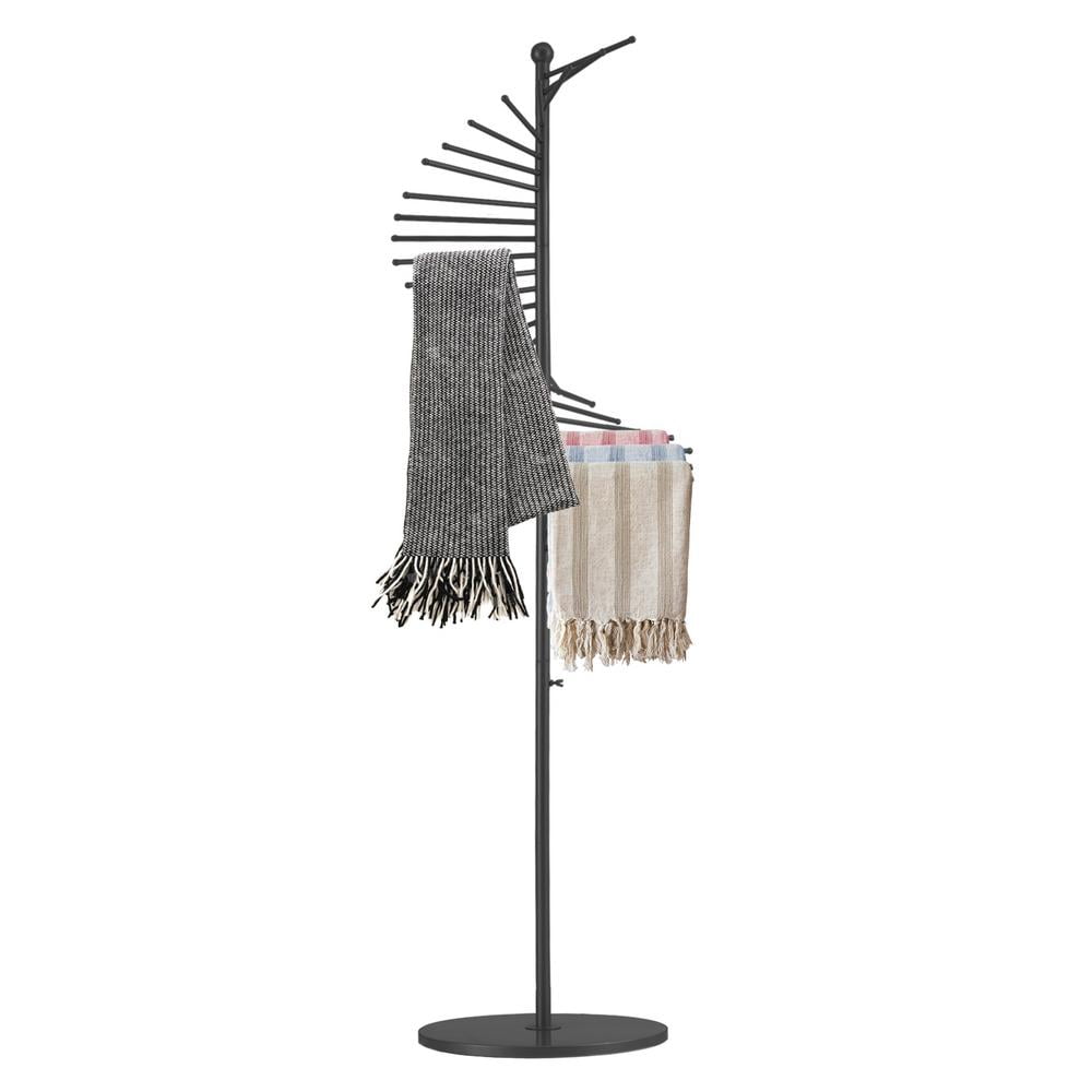 Freestanding Scarf Stand | Freestanding Metal Pants Racks with 30 Rods ...