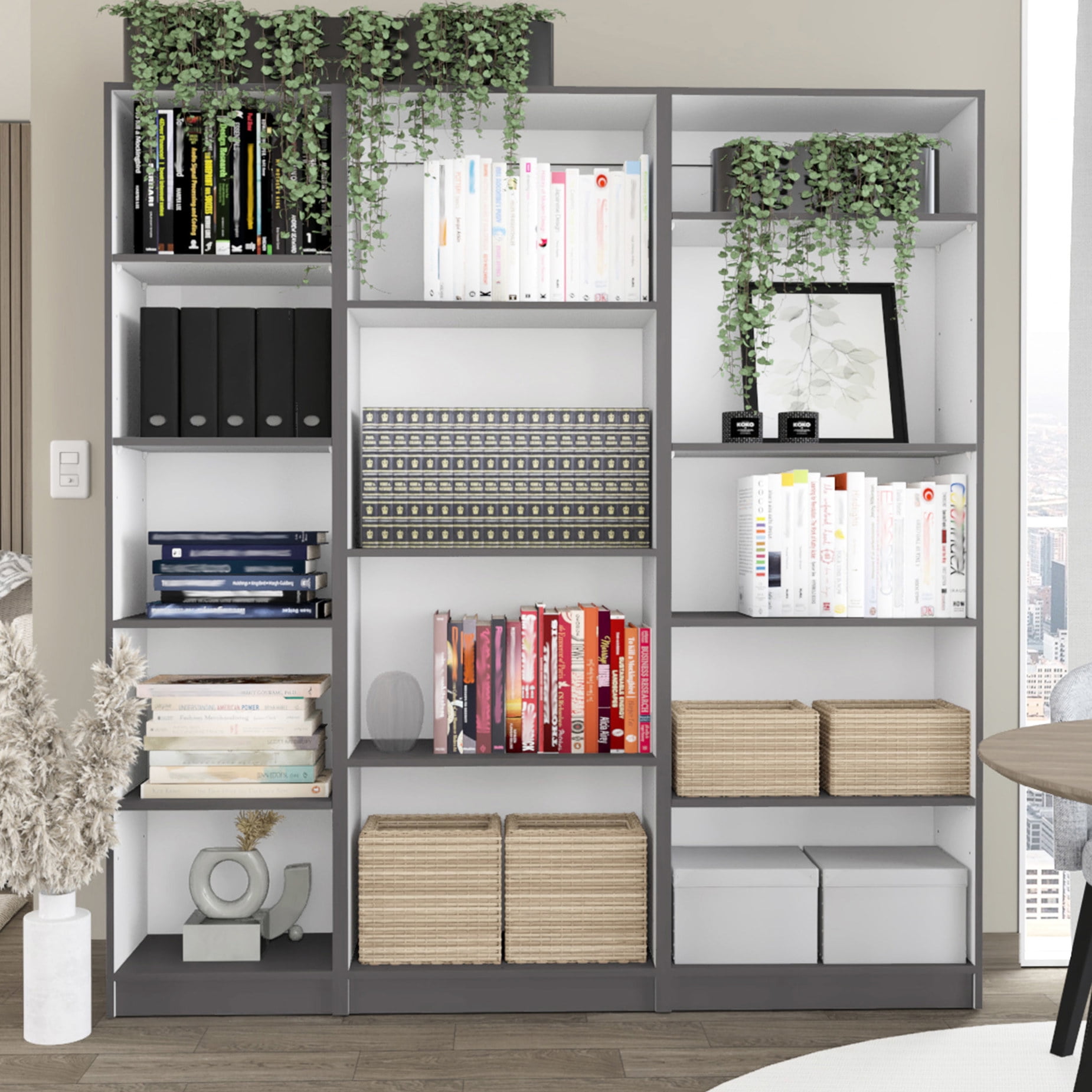 Freestanding Shelving Set+Particle Board Construction"-"Home Storage ...