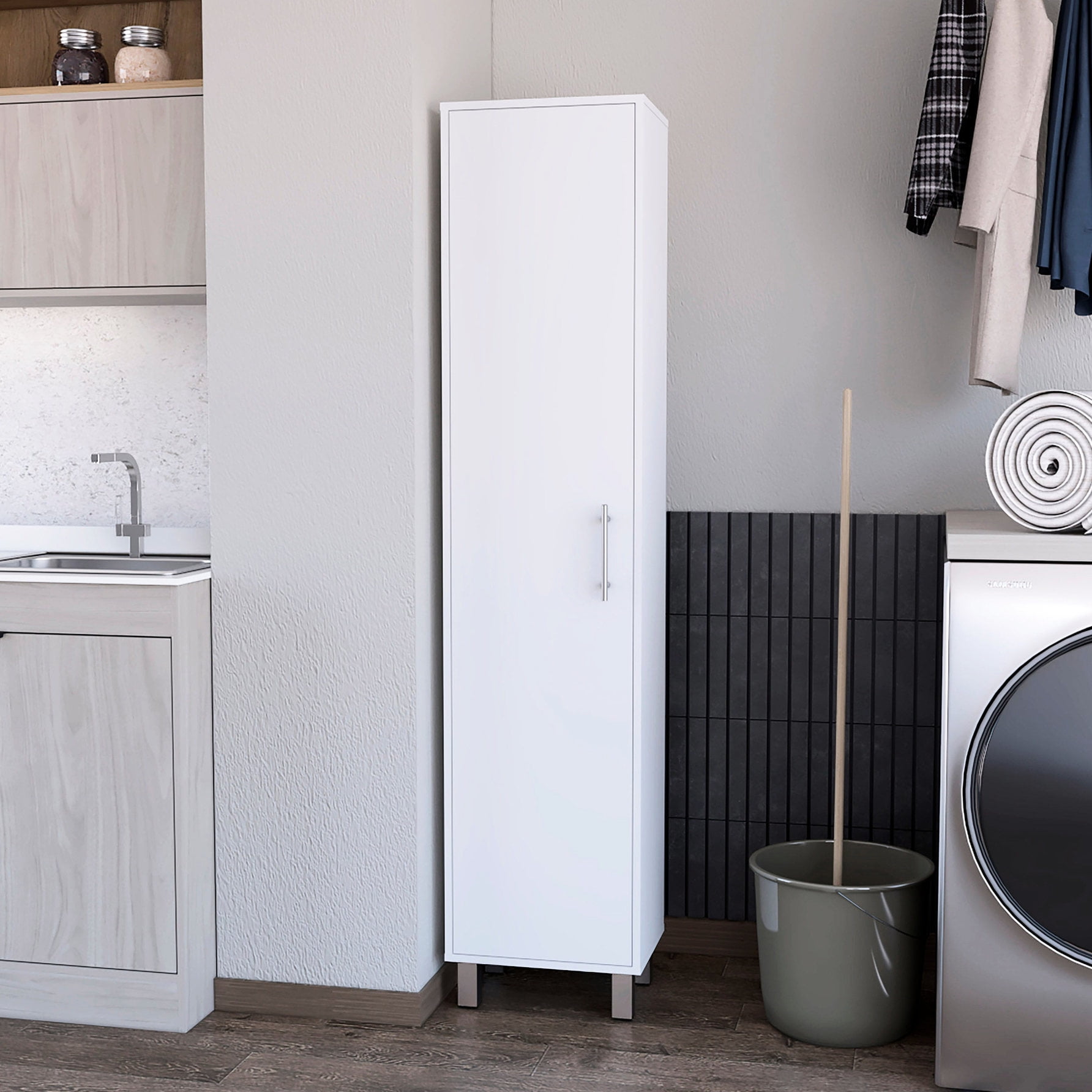 Freestanding Single Door - Ergonomic Design for Kitchen - 3 - 4 Storage ...