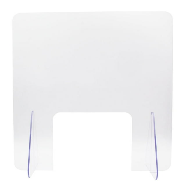 Freestanding Sneeze Guard Shield Divider Screen Panel for Desktop ...