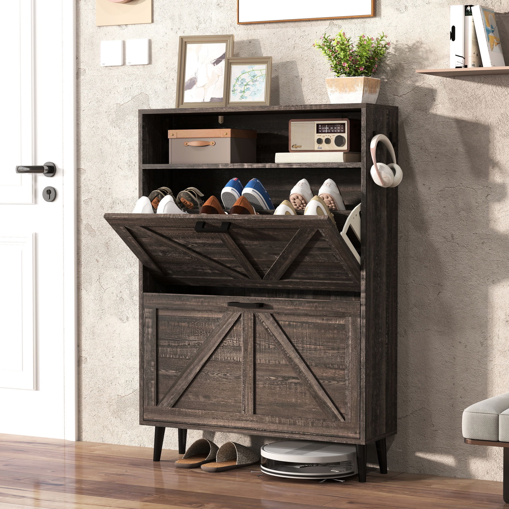 Freestanding Structure - Versatile Storage with Drawers - Home Entrance ...