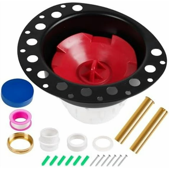 Freestanding Tub Drain Rough-in Kit, Bathtub Drain Kit with PVC Adapter ...