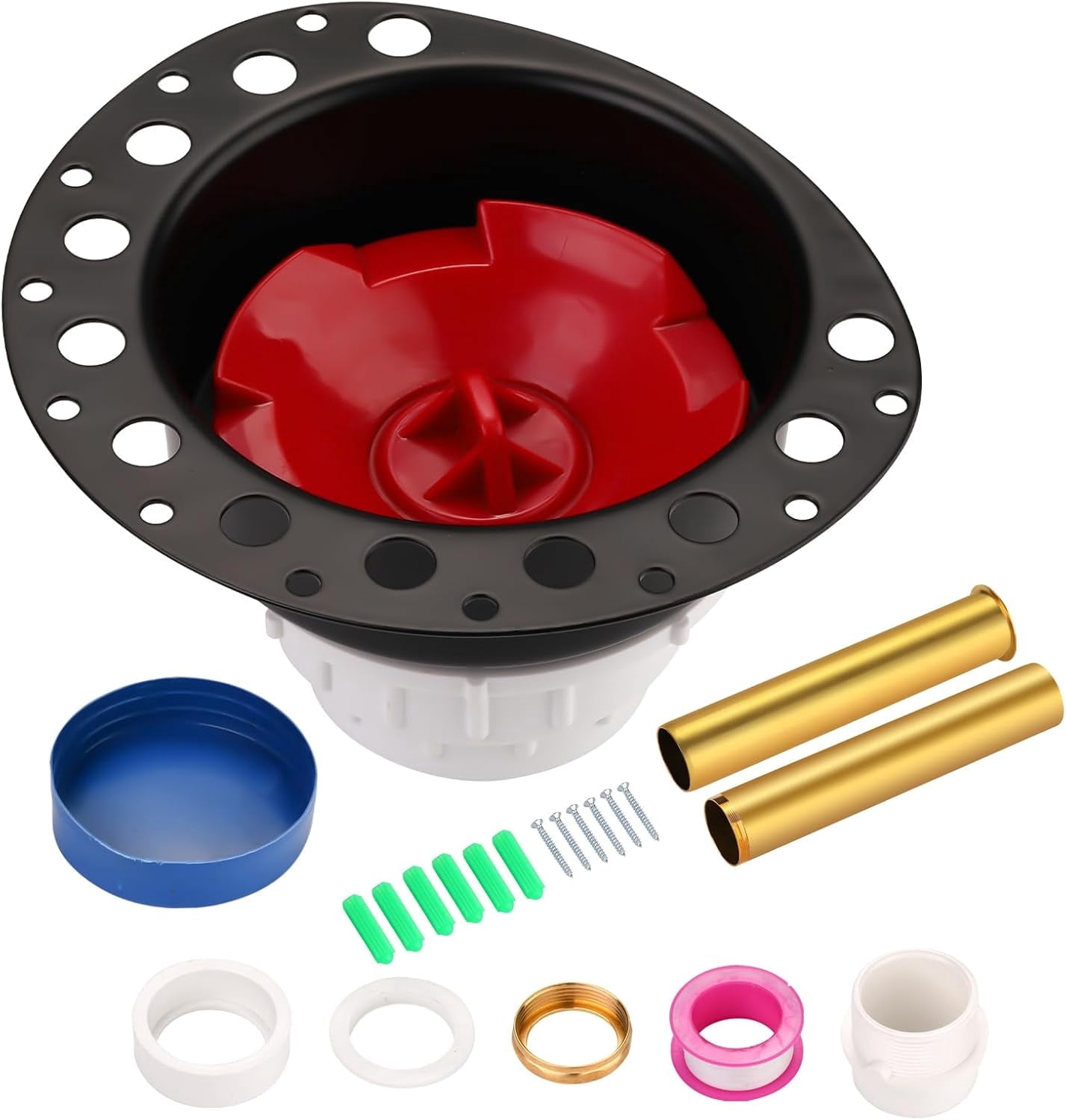 Freestanding Tub Drain Rough-in Kit, Bathtub Drain Kit with PVC and ...