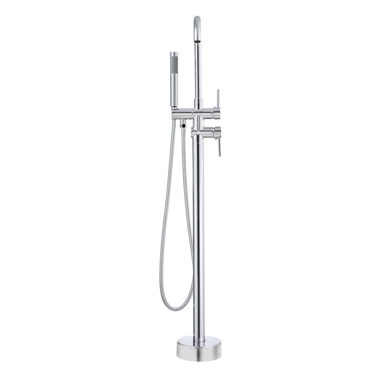 Freestanding Tub Faucet Floor Mount - Dual Spray Modes, 360° Rotation ...