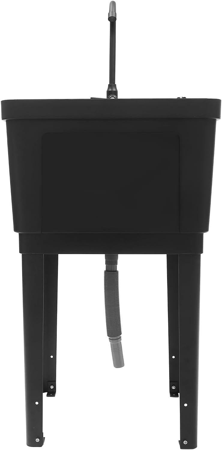Freestanding Utility Sink, Utility Sink Extra-Deep Laundry Tub ...