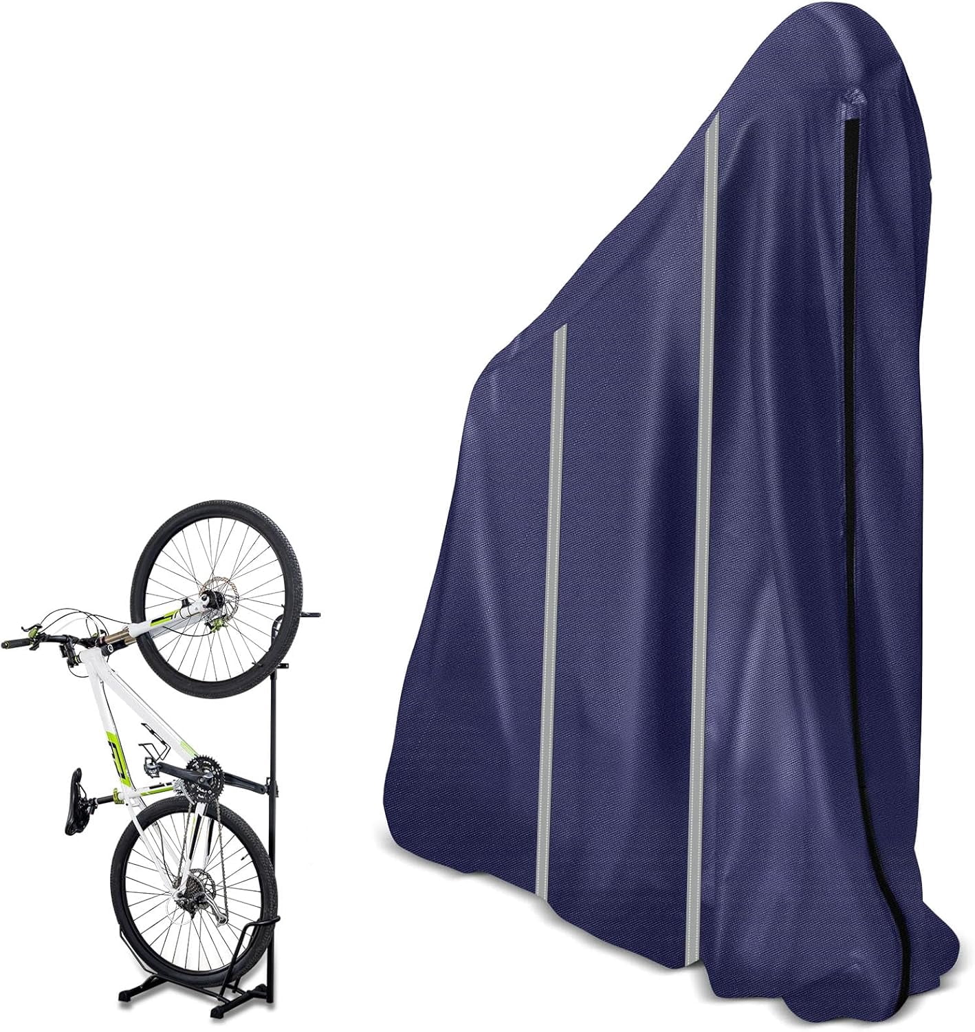 Freestanding Waterproof Bike Rack Cover for Garage, Indoor Outdoor Tear ...