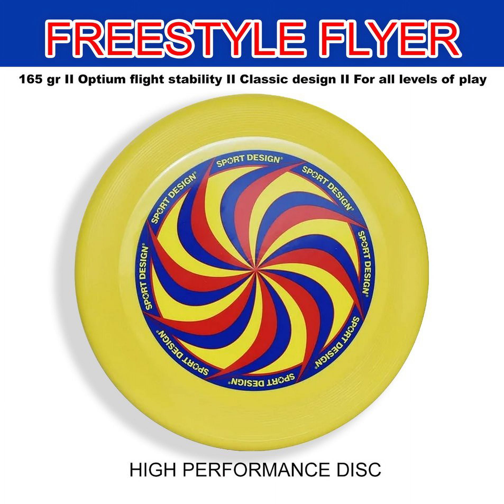 Freestyle Flyer - High Performance Frisbee / Flyer Disc - YELLOW ...