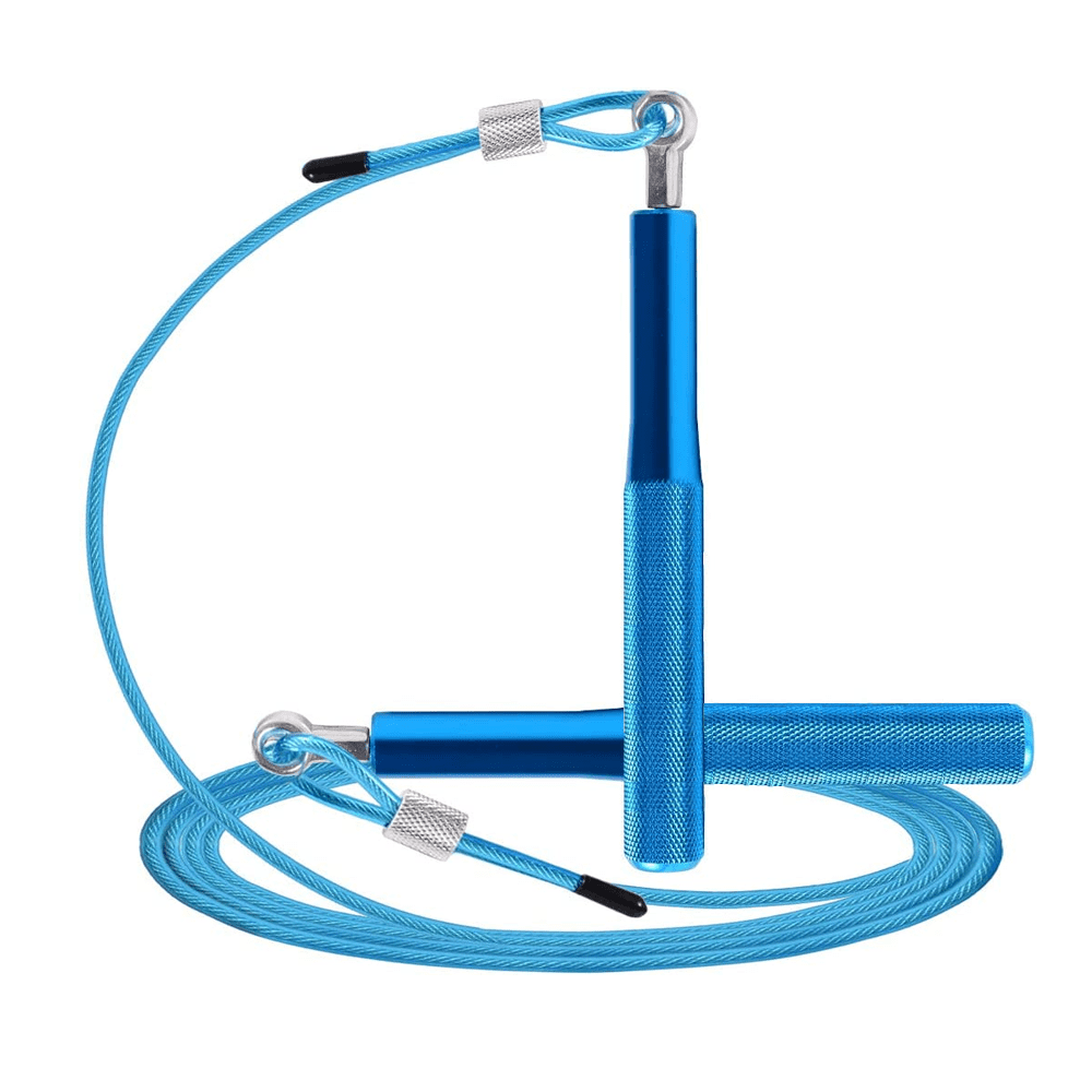Freestyle Jump Rope for HIIT, Speed, and Tricks (Long Aluminum Handles ...