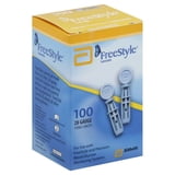 Freestyle Sterilized Stainless Steel Lancets, 28 Gauge, 100 Count for ...