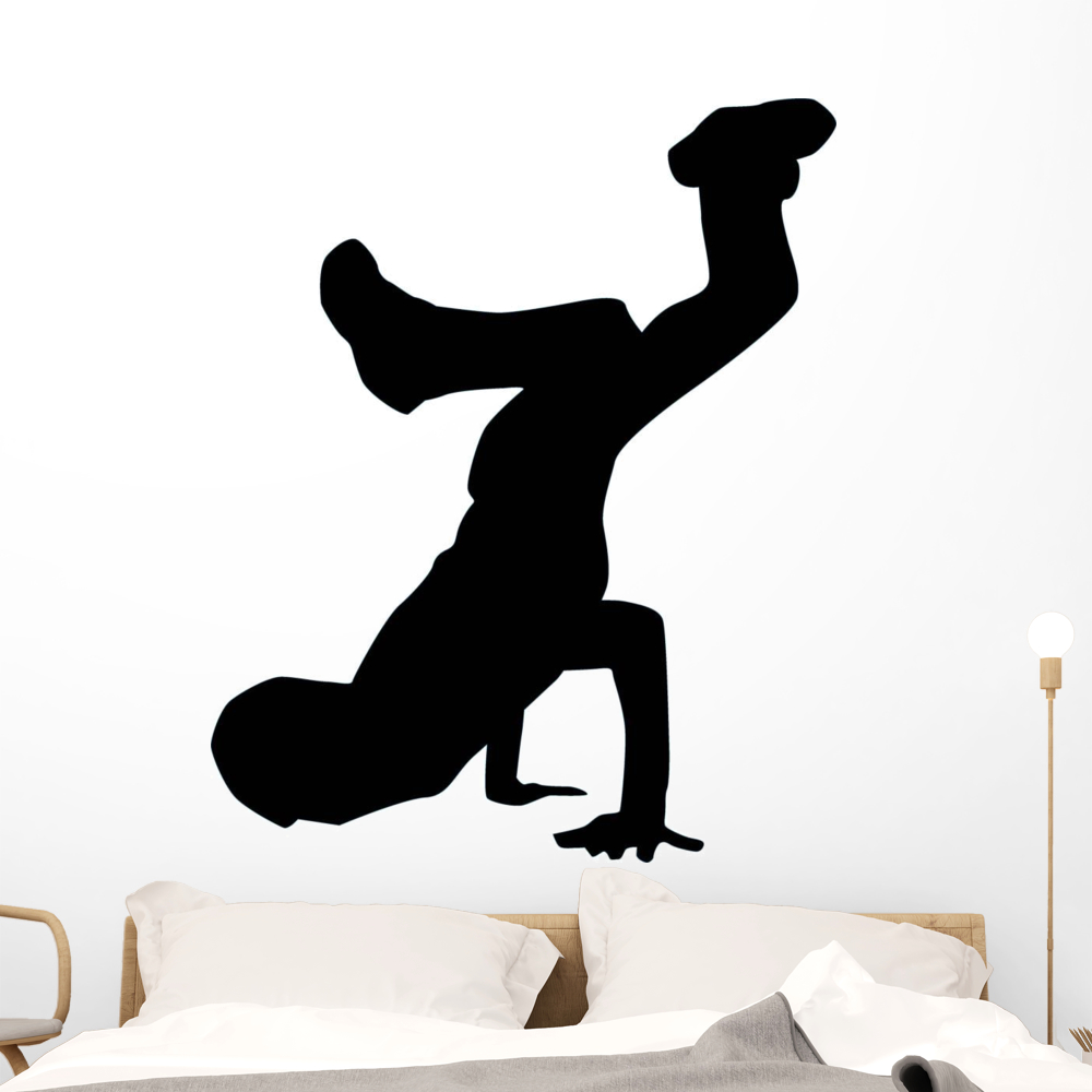 Freestyle Push Dance Wall Decal Sticker, Wallmonkeys Peel & Stick Vinyl ...
