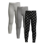 TeeHee Little Kids Girls Fashion Cotton Footless Tights 3 Pair Pack ...