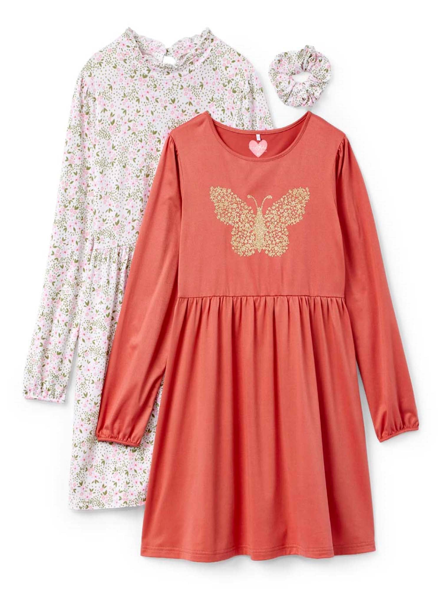 Freestyle Revolution Toddler Girl 2 Pk Dresses with Matching Head Piece ...