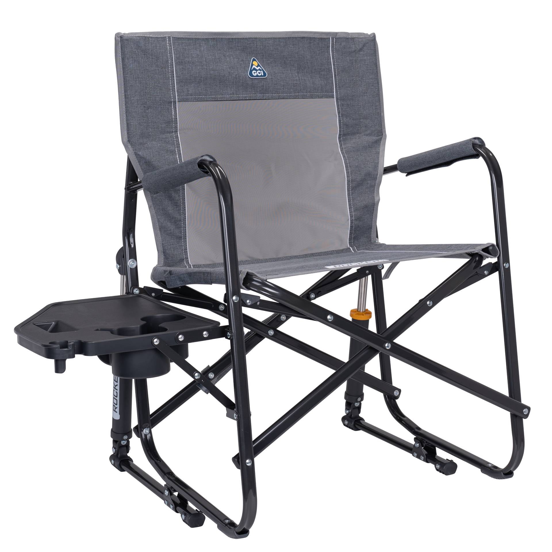 GCI Outdoor Freestyle Rocker, Foldable Rocking Camp Chair with Side ...