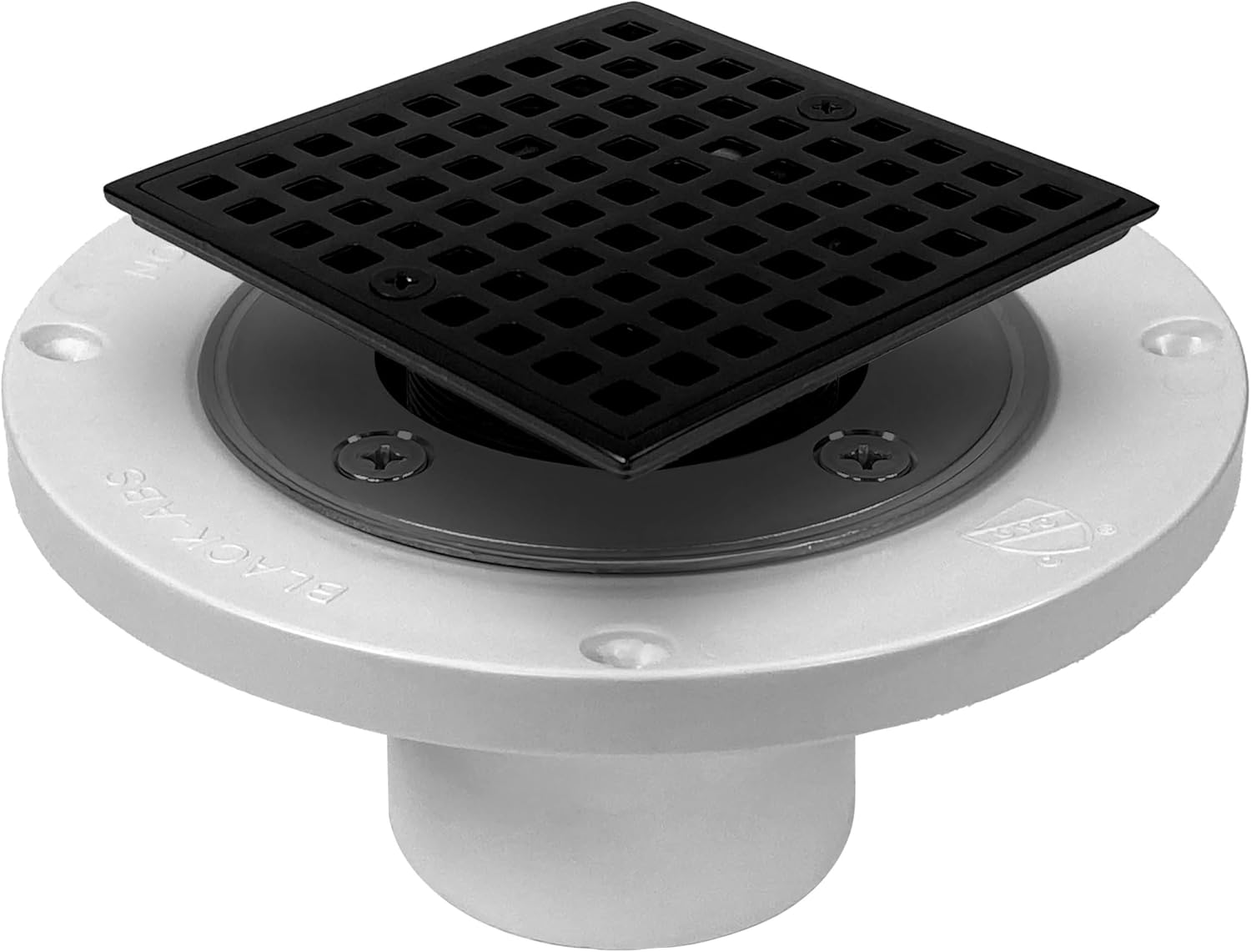 Freestyle Thin Bed Clamping Ring Drain with Square Design Strainer ...