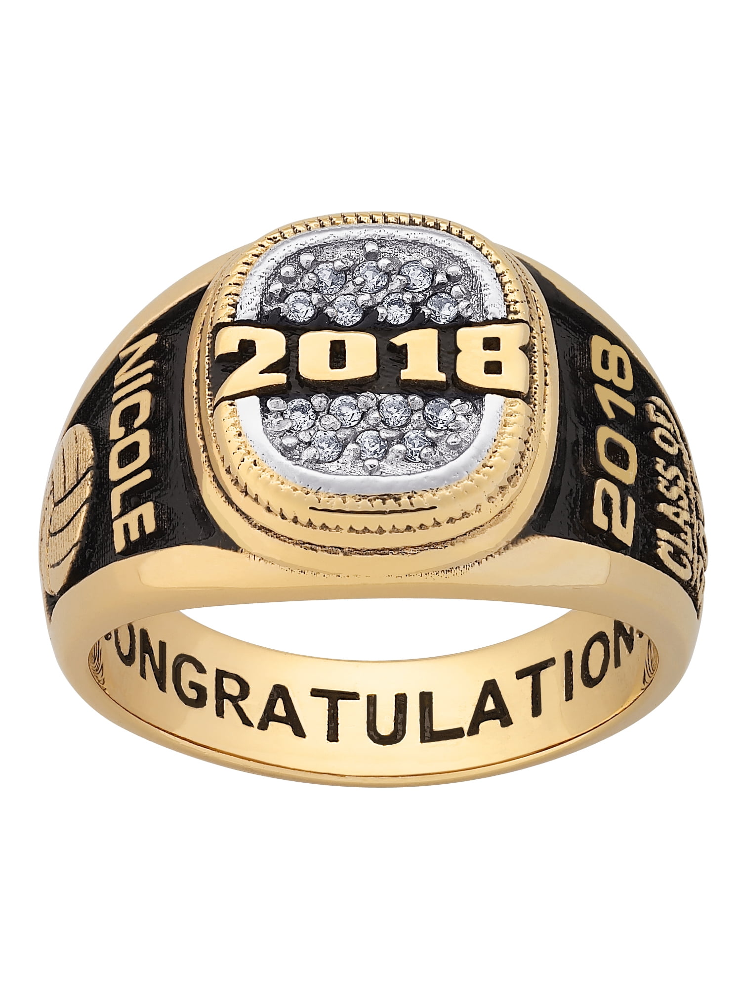 Order Now for 2025 Graduation, Freestyle Women's Pave CZ Class Ring ...