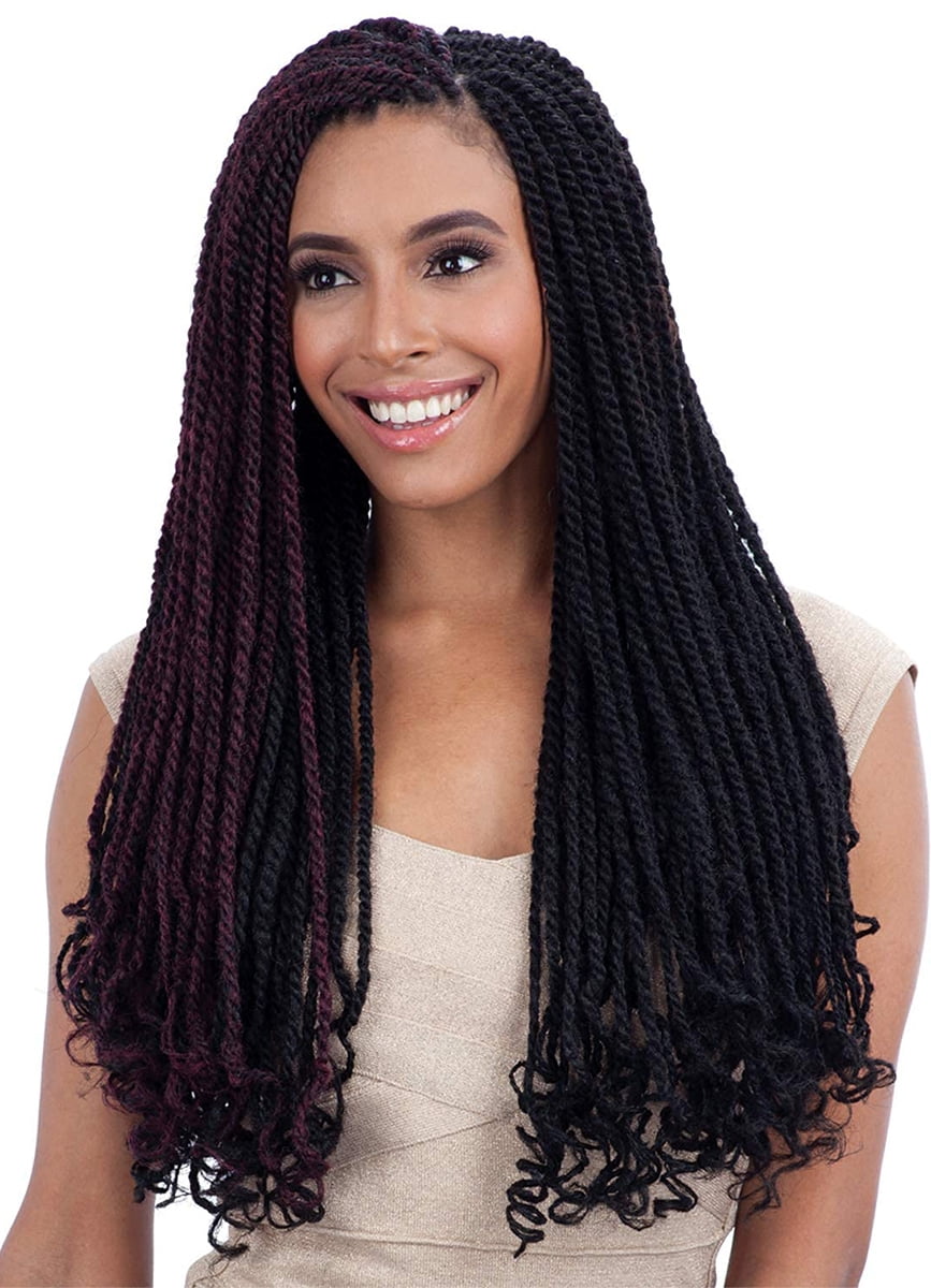 Freetress Equal Cuban Double Strand Style TWIST BRAID 12"-24" - Walmart.com