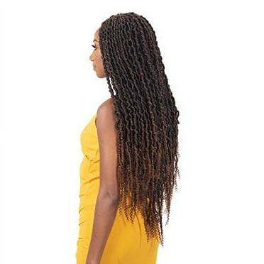 (2 pack) Darling Jozi Locs Crochet Hair 2X Pack, 18 inch, #1, Adult ...