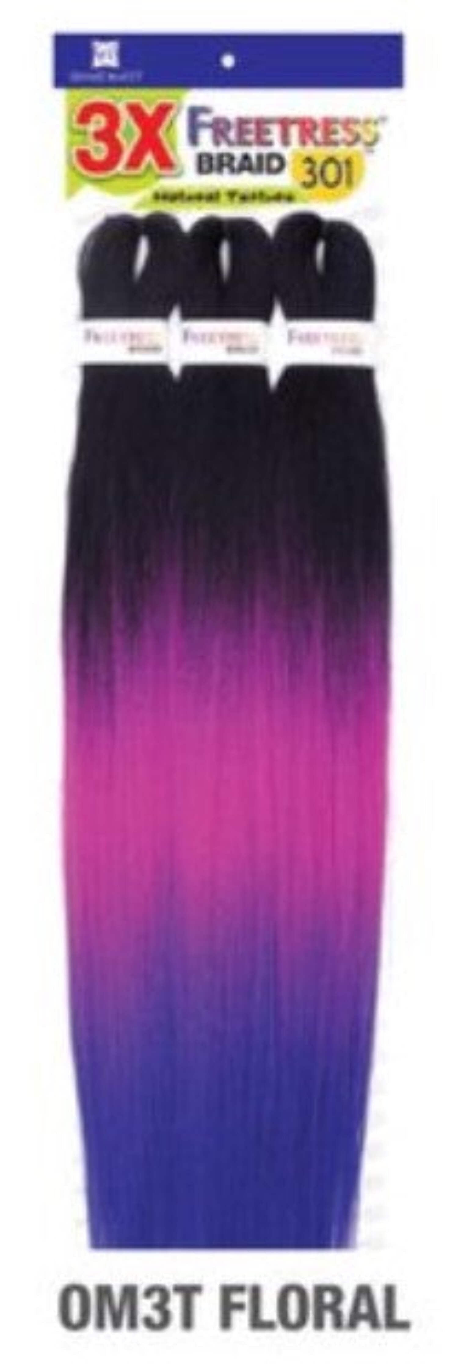 Freetress Synthetic Braid - 3X Pre-Stretched Braid 301 28" - Walmart.com
