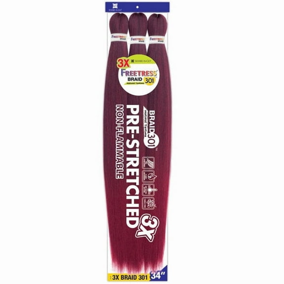 Freetress Braid Synthetic Hair Braid - 3X French Curl 22" (Color:30 ...