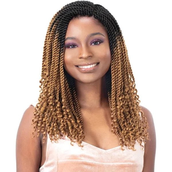 Freetress Synthetic Pre Looped Crochet Braid 3X GORGEOUS TWIST 12 ...