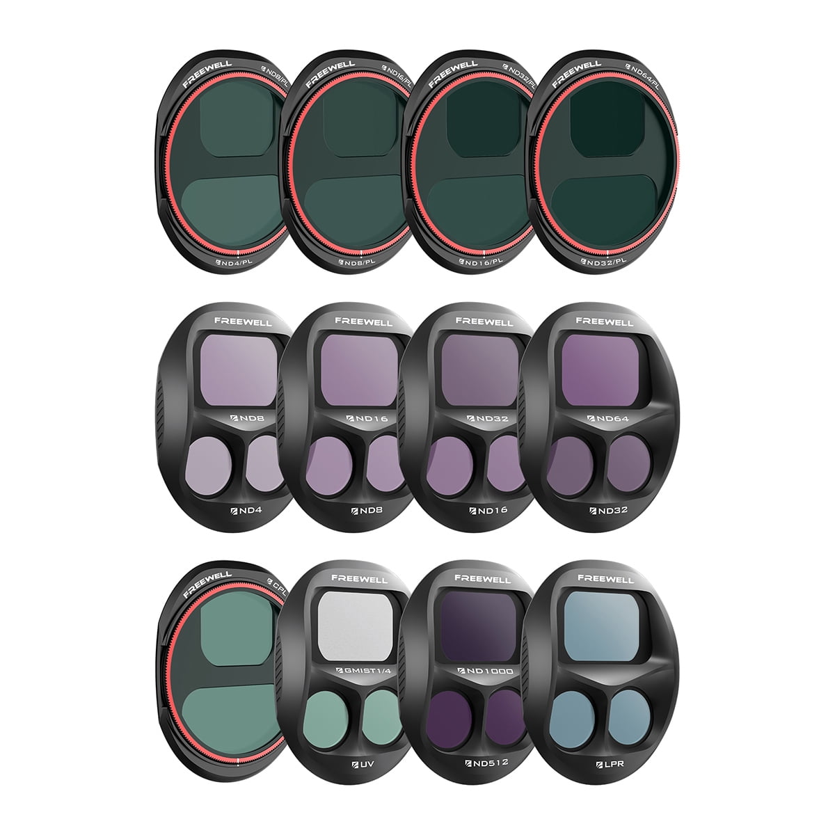 Freewell Mega Filter Kit for DJI Mavic 4 Pro Drone, 12-Pack - Walmart.com