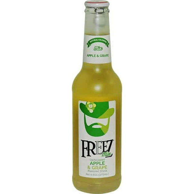Freez Mix Apple Grape Carbonated Soda, 24-Pack Case 9.3 fl. oz. (275ml) Bottles - Walmart.com