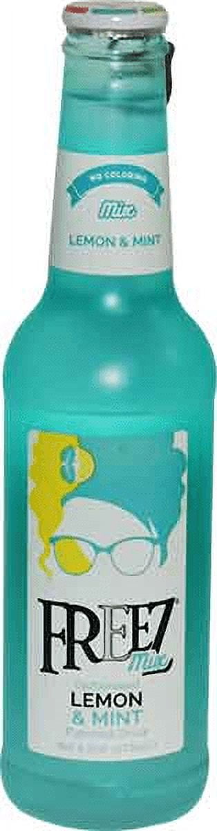 Freez Mix Mint & Lemon Carbonated Drinks, 24 Pack, 9.3 fl. oz. Bottles ...