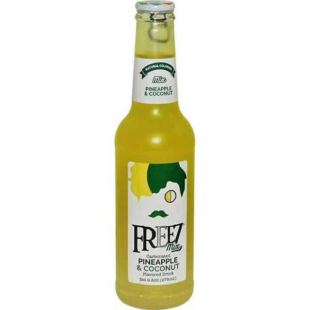 Freez Mix Pineapple Coconut Carbonated Soda, 24-Pack Case 9.3 fl. oz ...