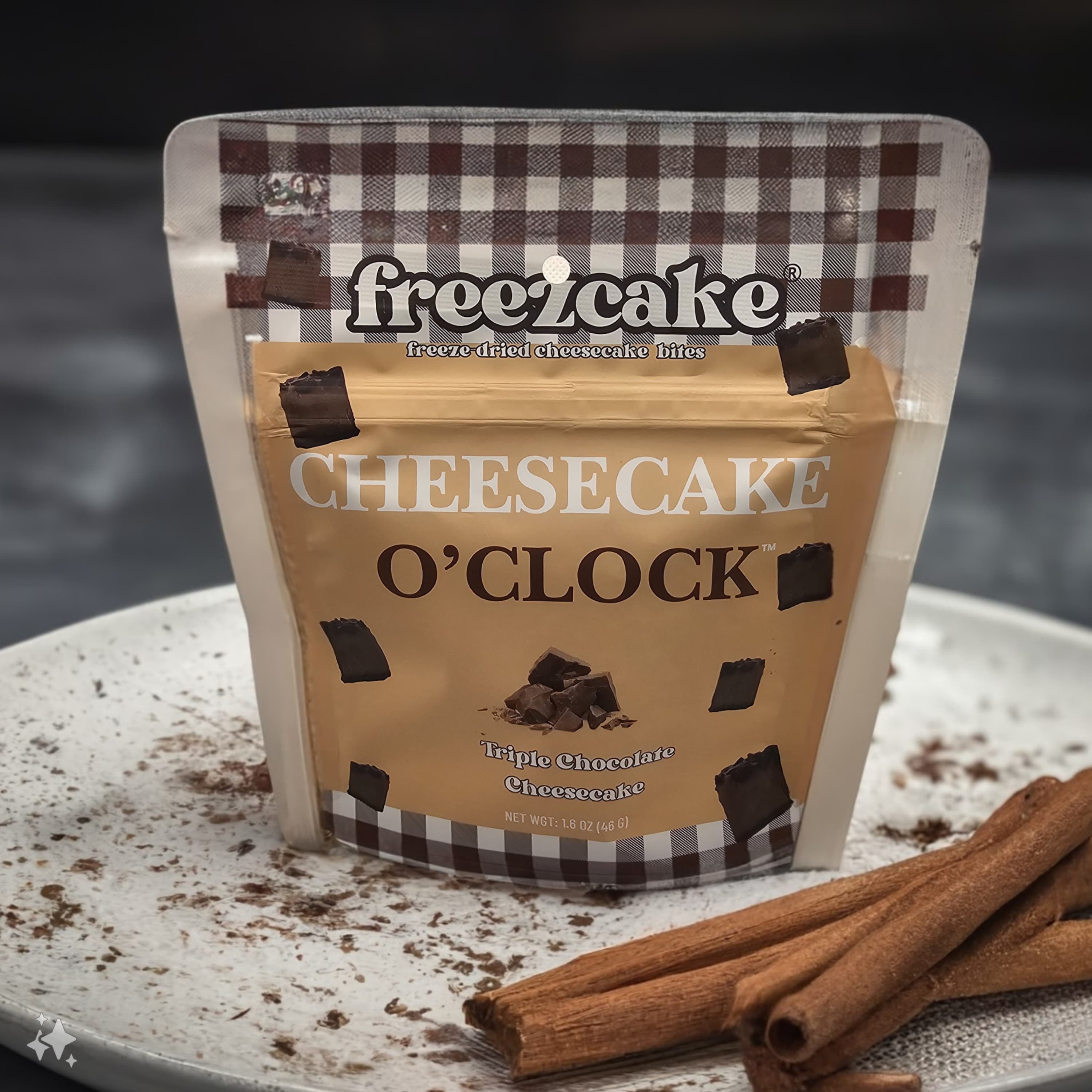 Freezcake Triple Chocolate Cheesecake - Shelf Stable Cheesecake Bites ...