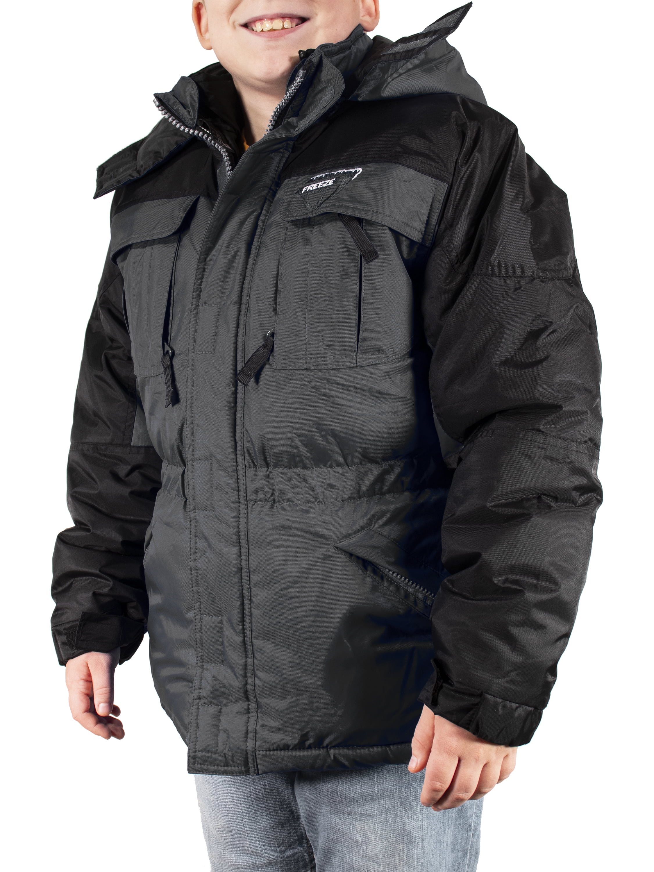 Freeze Defense Boys 3in1 Winter Parka Coat with Removable Vest, Water ...