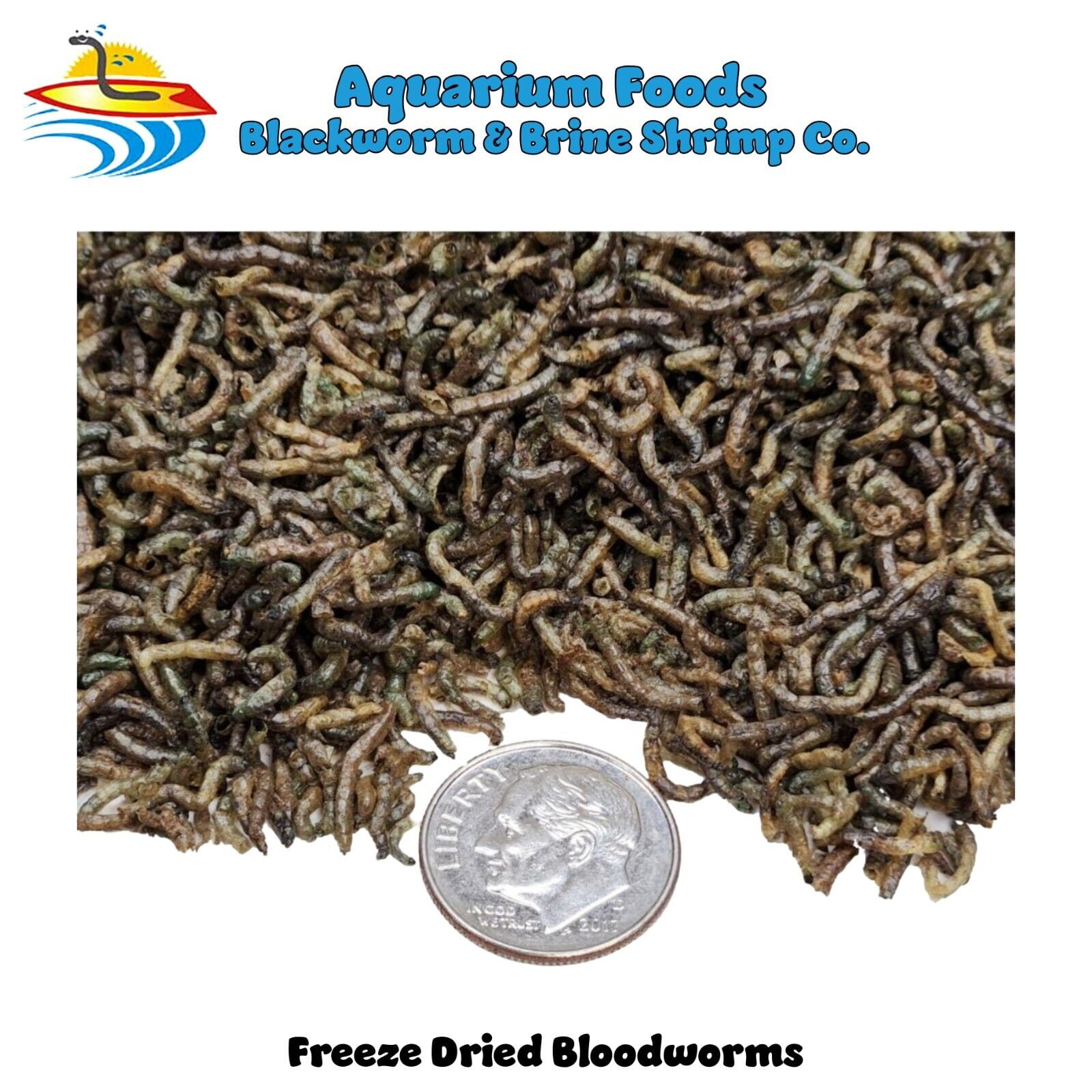 Freeze Dried Bloodworms - Turtles, Reptiles, Chickens, Birds, Large ...