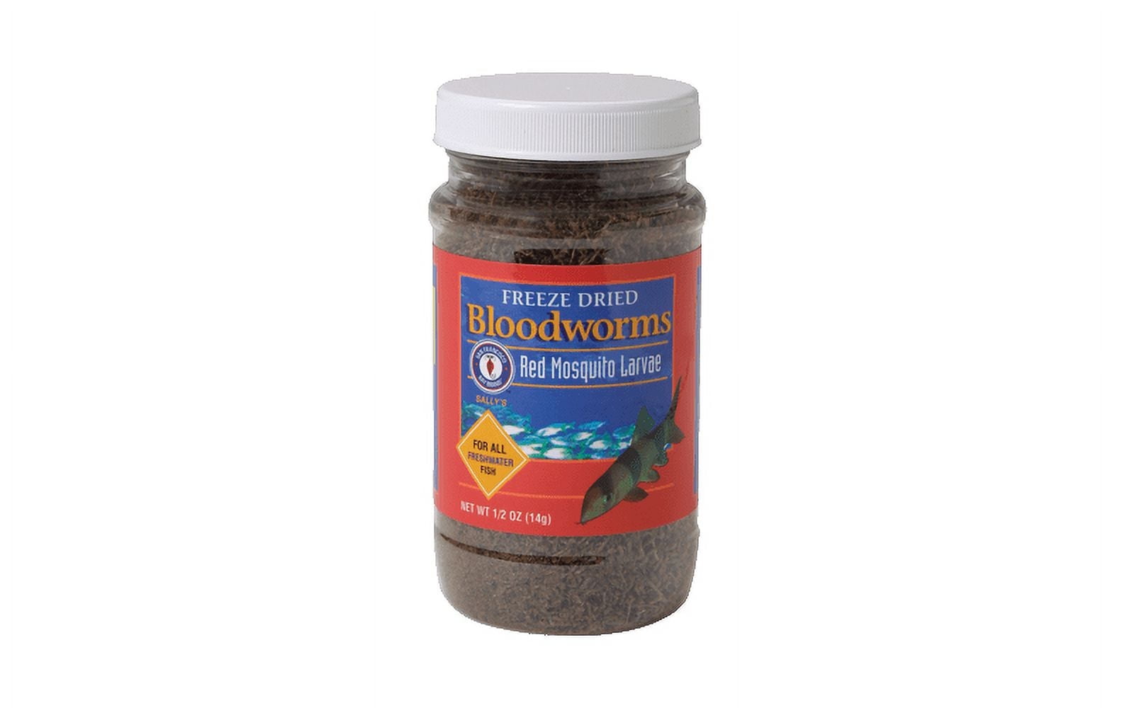 Freeze Dried Bloodworms for Freshwater Fish - Single Ingredient Food ...