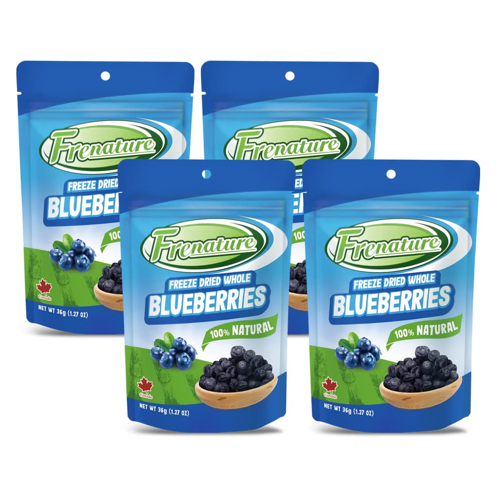 Freeze Dried Blueberry, 100% Natural Freeze Dried Fruits, Canada Grade ...
