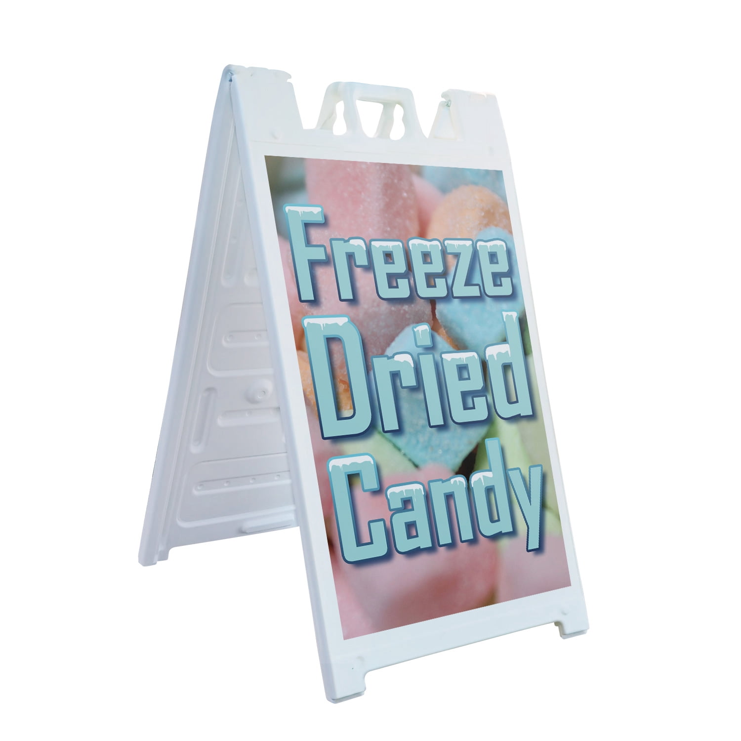 Freeze Dried Candy 24" x 36" Double Sided A-Frame Sidewalk Sign ...