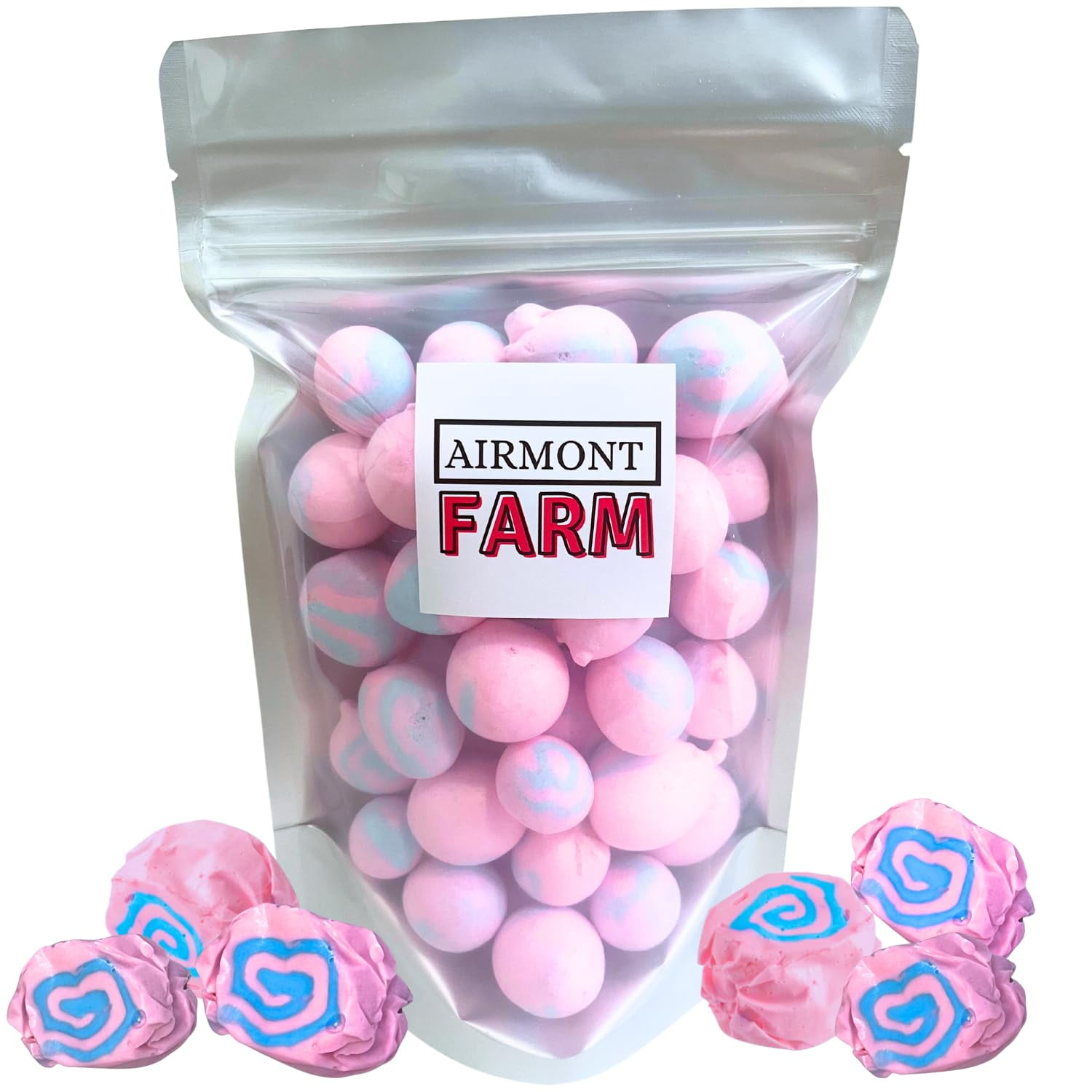 Freeze Dried Candy Cotton Candy Salt TVS1 Water Taffy 2 oz - Cut To ...
