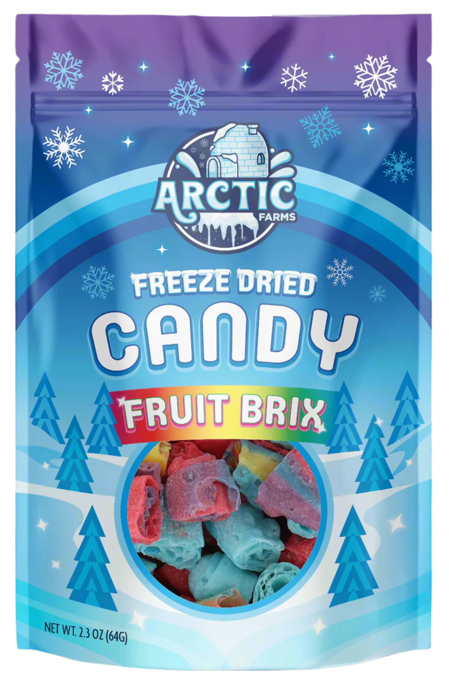 Freeze Dried Candy Fruit Brix (2.3oz) - Walmart.com