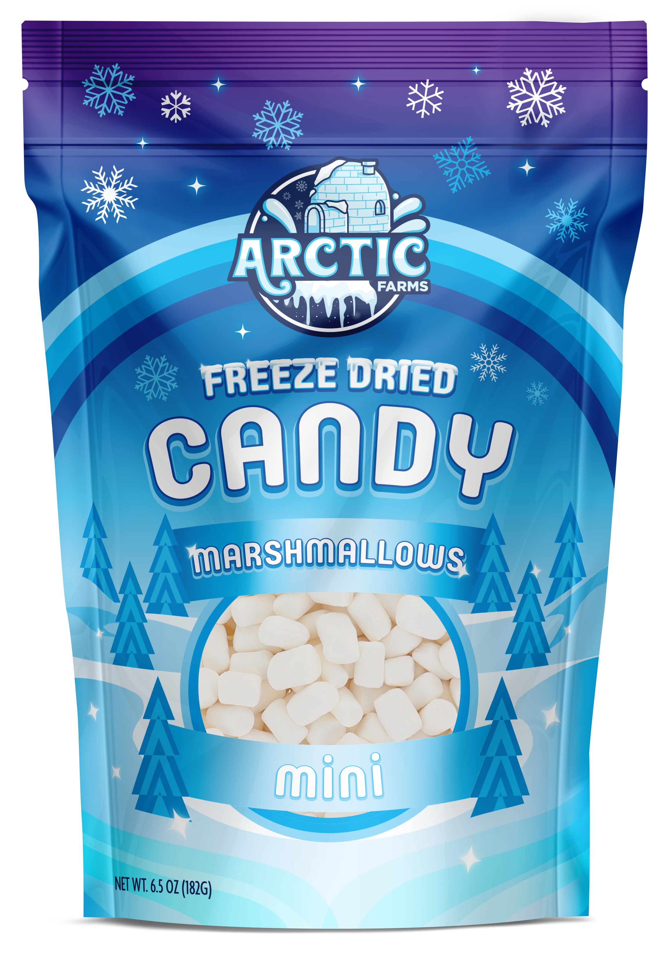 Freeze Dried Candy Marshmallows (Mini) (6.5oz) - Walmart.com