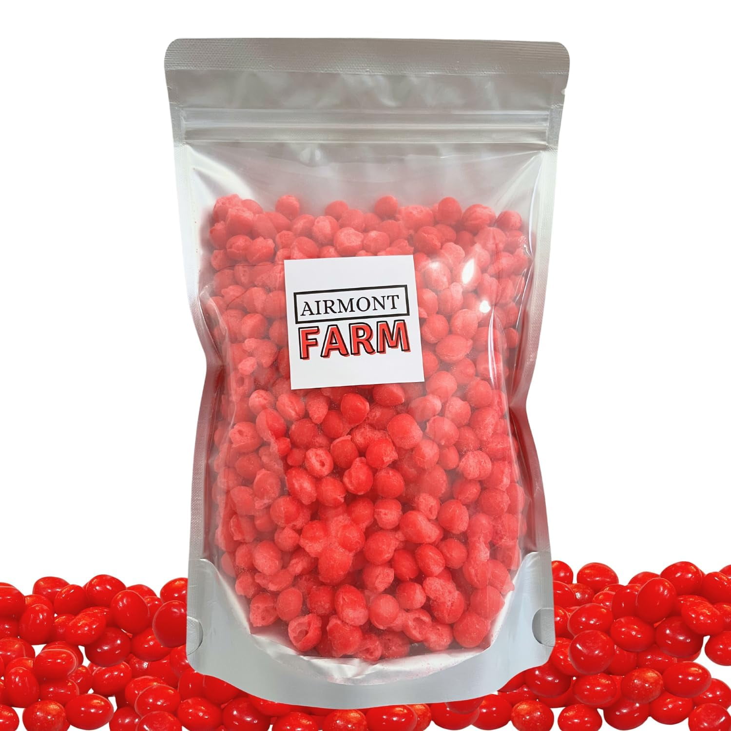 Freeze-Dried Candy Red Hots 1LB Red Hot Puffs Candy - Cinnamon Flavored Candy - Deliciously ...
