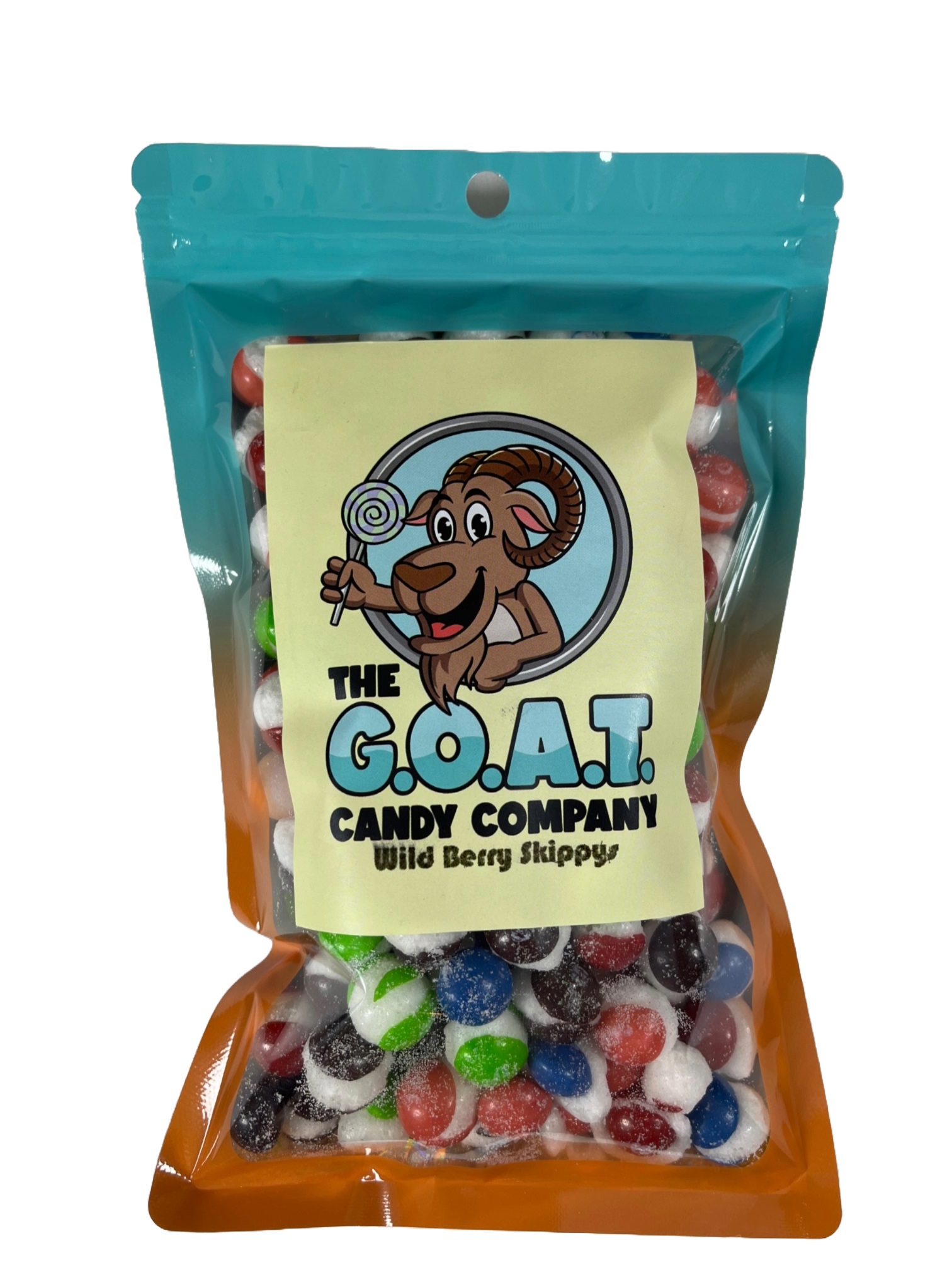 Freeze Dried Candy, Skippys Wild Berry 5oz Package, Goat Candy Company ...