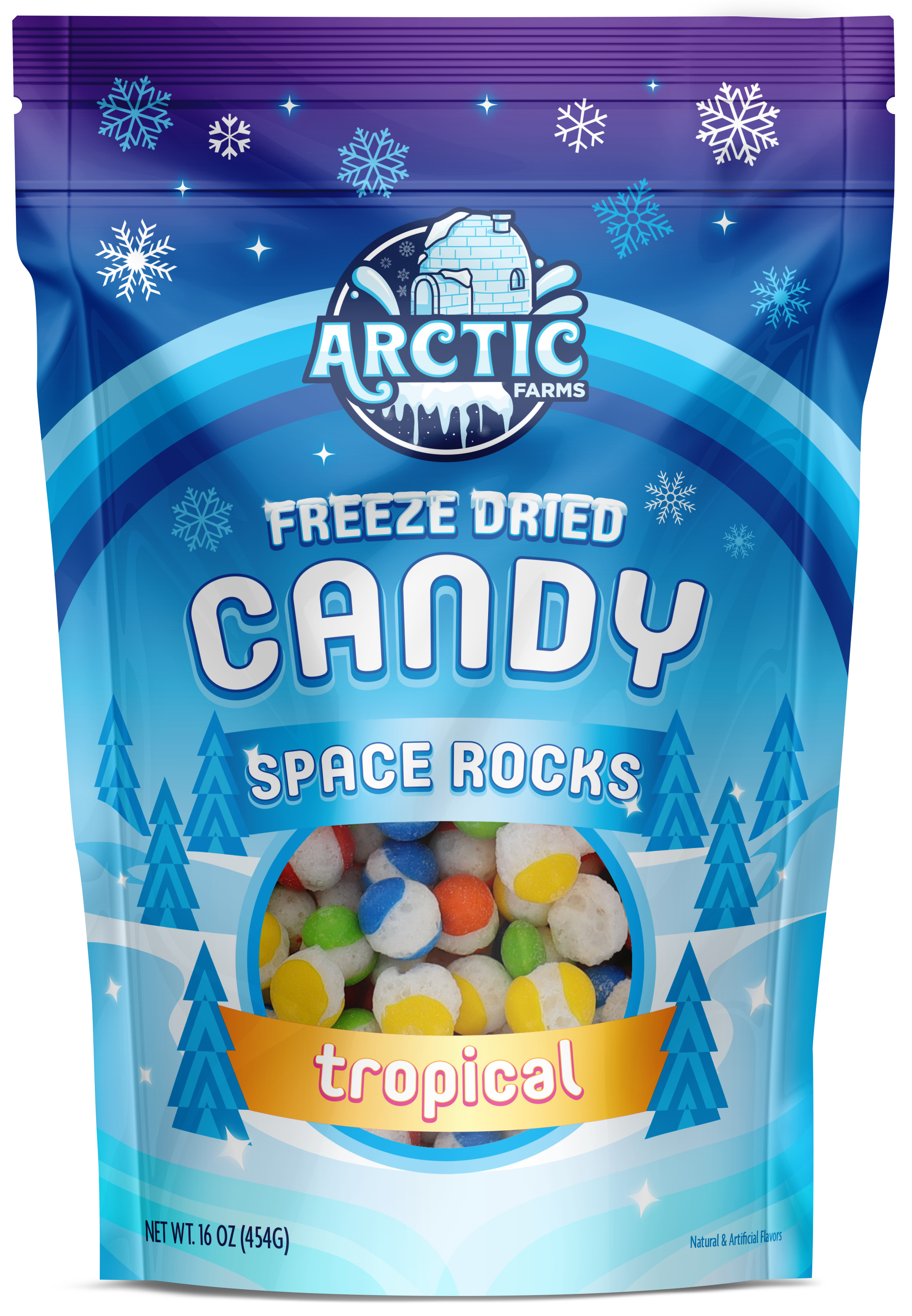 Freeze Dried Candy Space Rocks (Tropical) (1lb) - Walmart.com